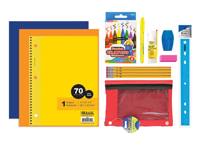 5. 24 PACKS | $8.04 PER PACK || Wholesale School Supply Kit-Set B (21 ...